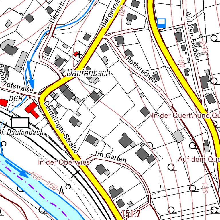 Zemmer 5 (1:5,000) Map by Landesamt fur Vermessung und ...