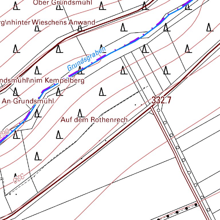 Zemmer 4 (1:5,000) Map by Landesamt fur Vermessung und ...