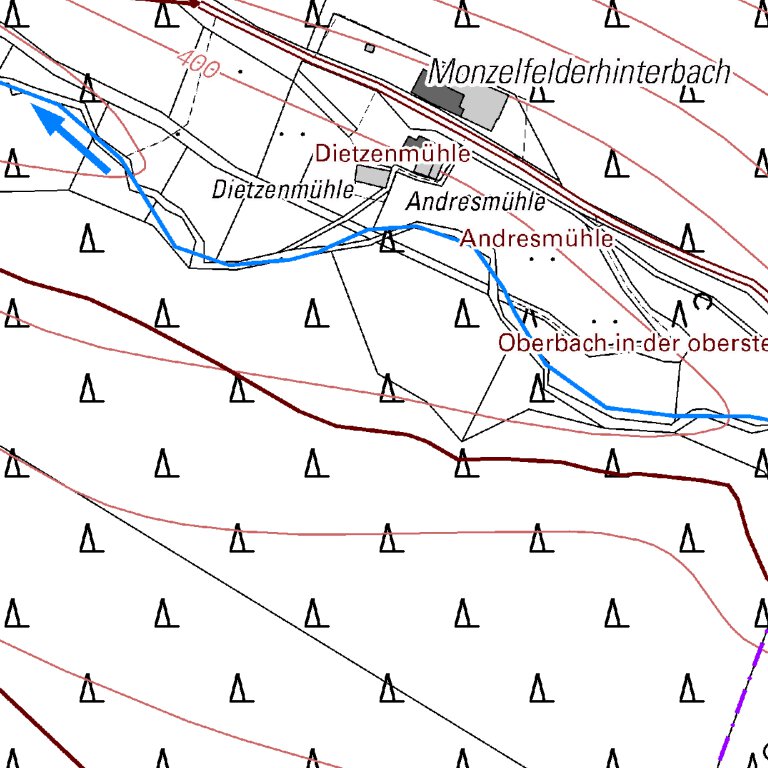 Morbach 28 (1:5,000) Map by Landesamt fur Vermessung und ...
