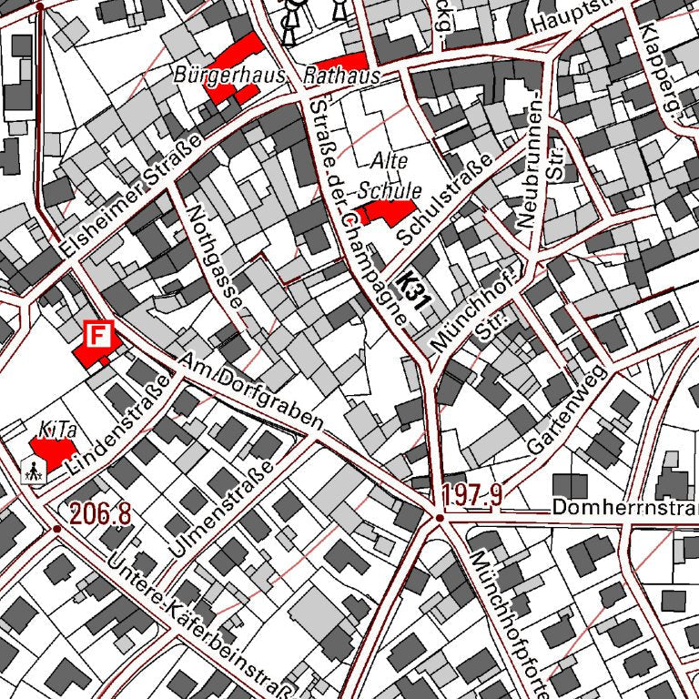 Essenheim 1 (1:5,000) Map by Landesamt fur Vermessung und ...
