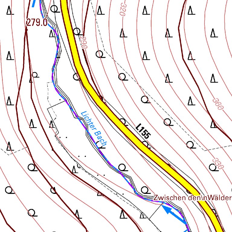 Heidenburg 2 (1:5,000) Map by Landesamt fur Vermessung und ...