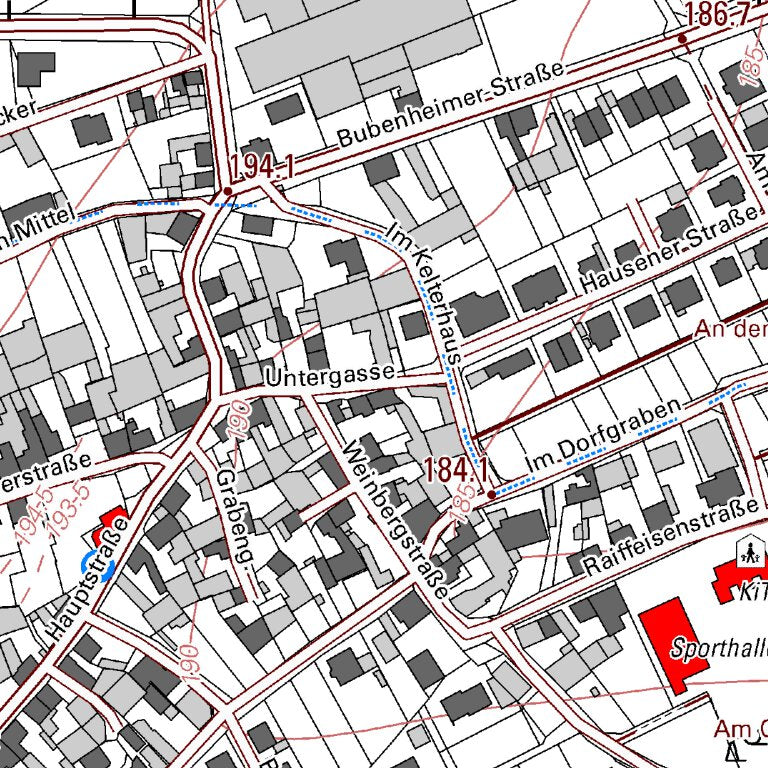 Engelstadt 2 (1:5,000) Map by Landesamt fur Vermessung und ...
