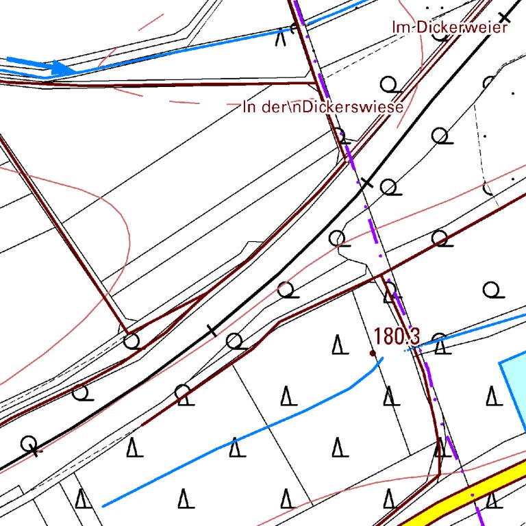 Hetzerath 2 (1:5,000) Map by Landesamt fur Vermessung und ...