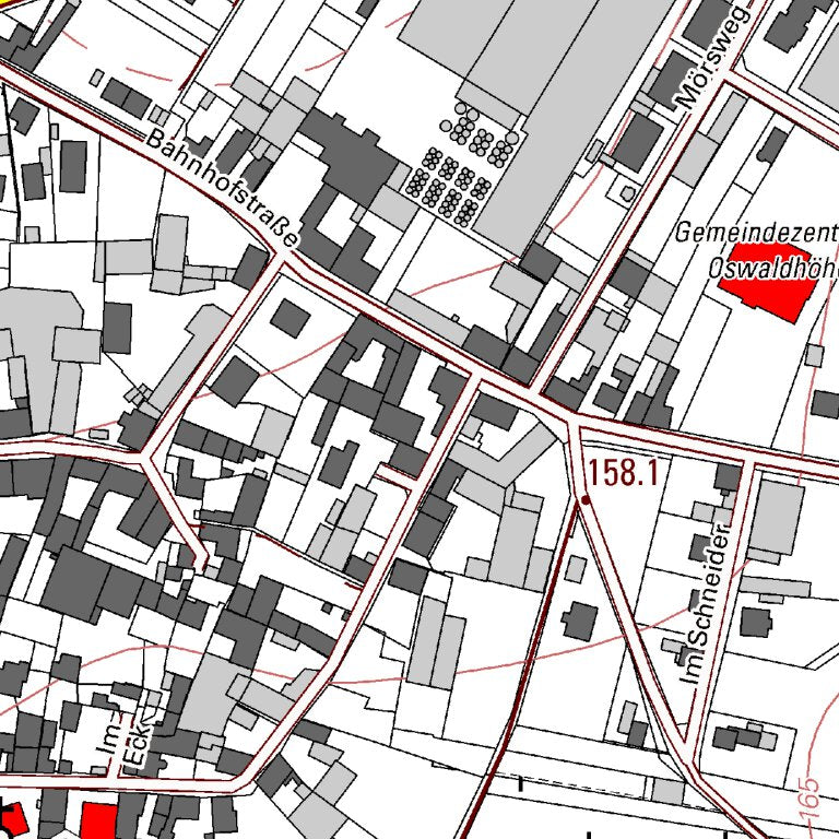 Bornheim (1:5,000) Map by Landesamt fur Vermessung und ...