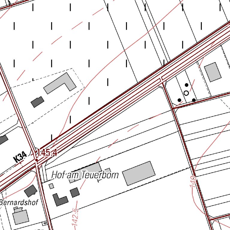 Nackenheim 2 (1:5,000) Map by Landesamt fur Vermessung und ...