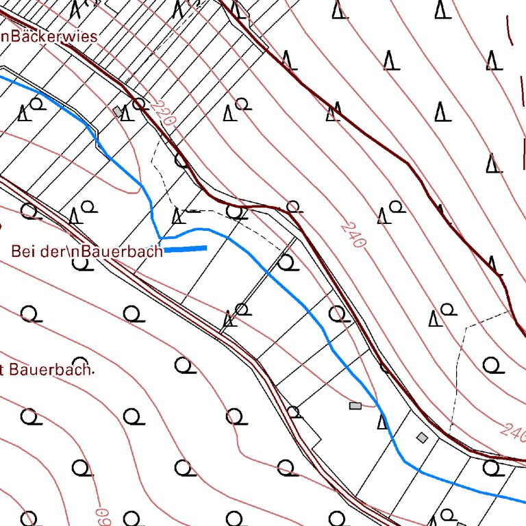 Leiwen 2 (1:5,000) Map by Landesamt fur Vermessung und ...