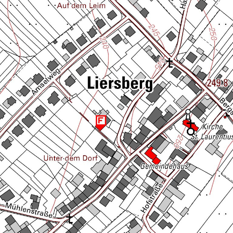 Igel 2 (1:5,000) Map by Landesamt fur Vermessung und ...