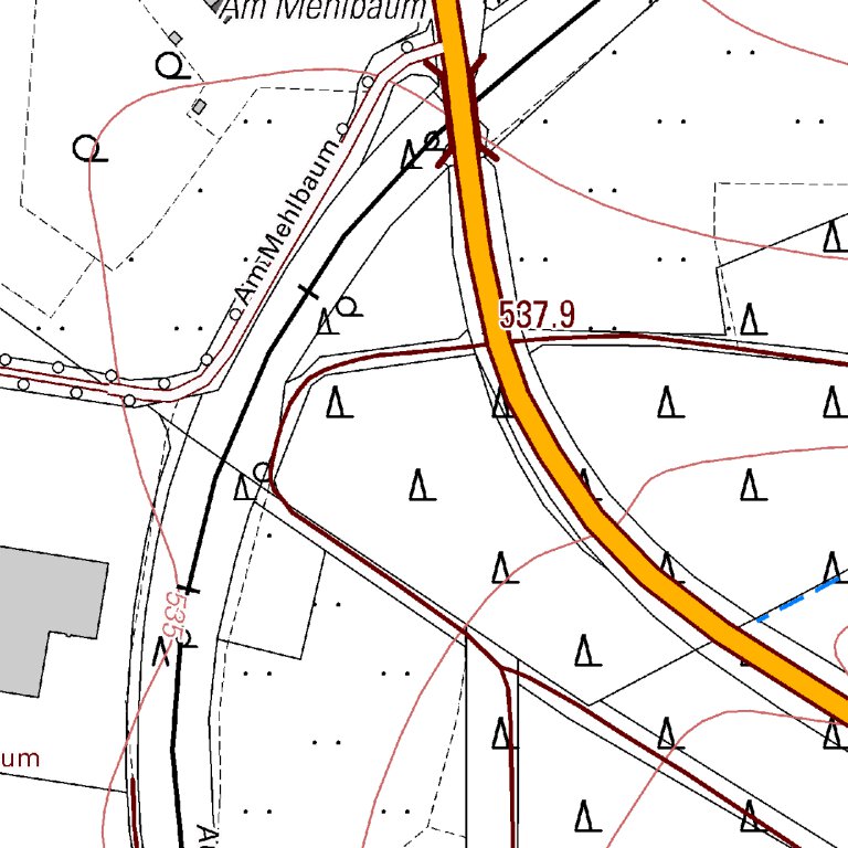 Morbach 20 (1:5,000) Map by Landesamt fur Vermessung und ...
