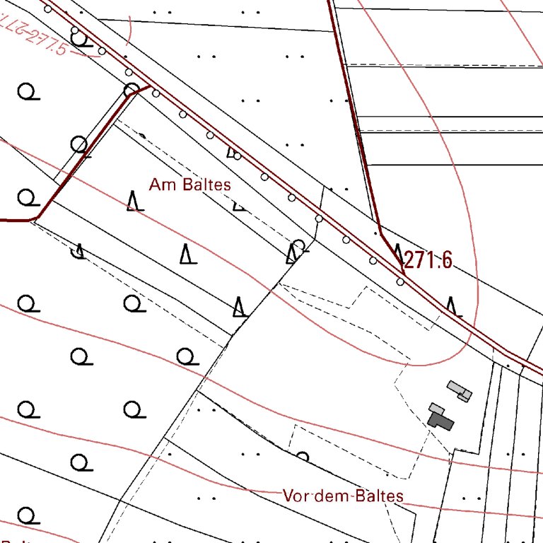 Sponheim 1 (1:5,000) Map by Landesamt fur Vermessung und ...
