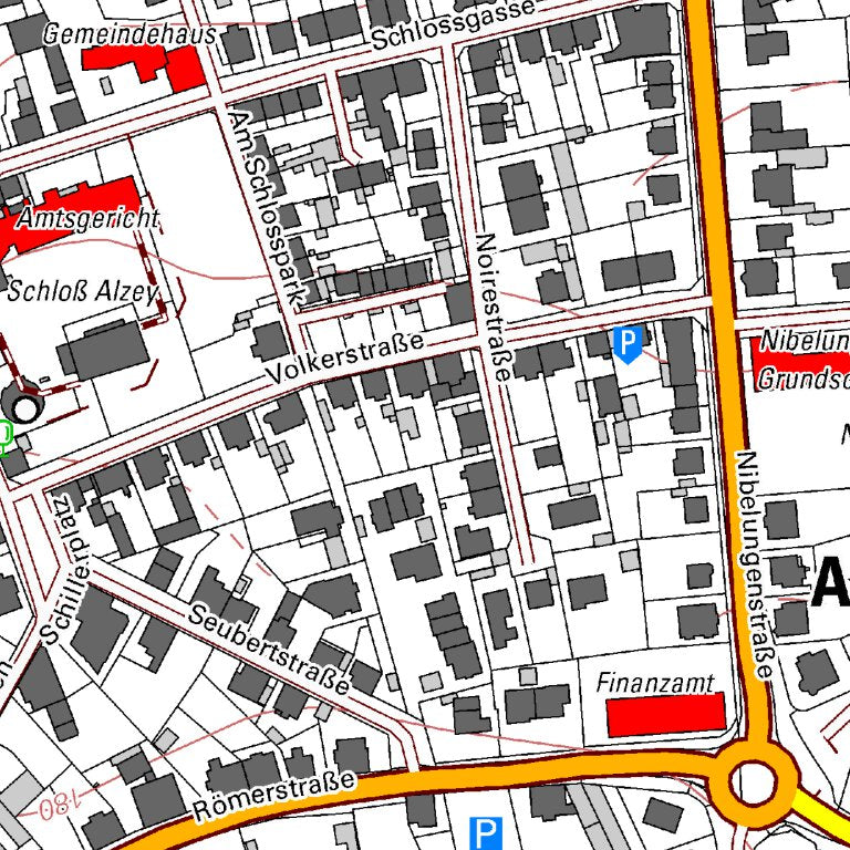 Alzey 3 (1:5,000) Map by Landesamt fur Vermessung und ...