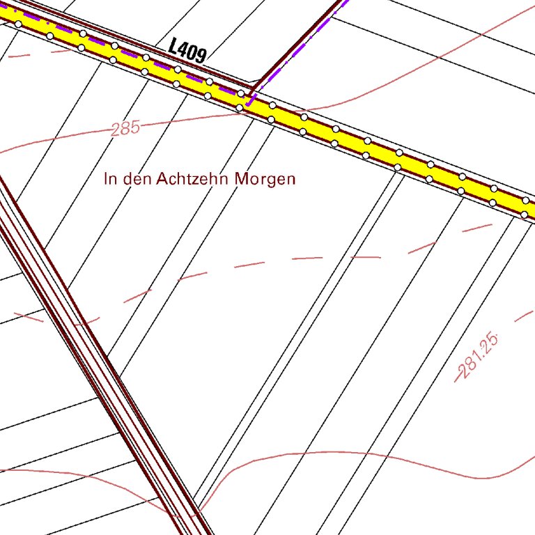 Gau-Heppenheim (1:5,000) Map by Landesamt fur Vermessung und ...