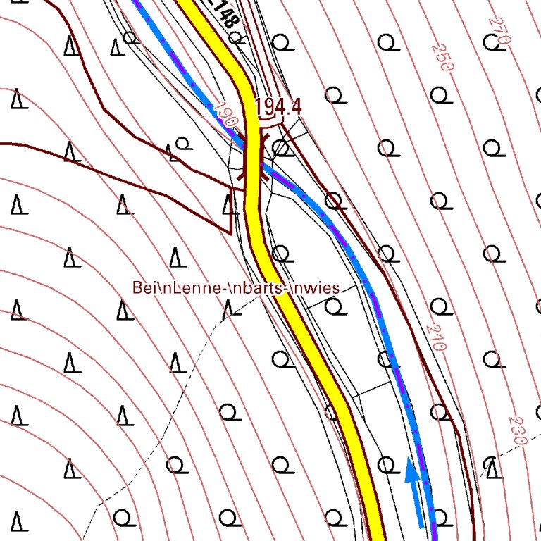 Leiwen 3 (1:5,000) Map by Landesamt fur Vermessung und ...