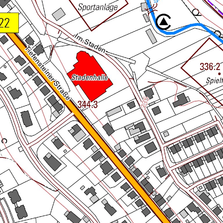 Idar-Oberstein (1:5,000) Map by Landesamt fur Vermessung und ...