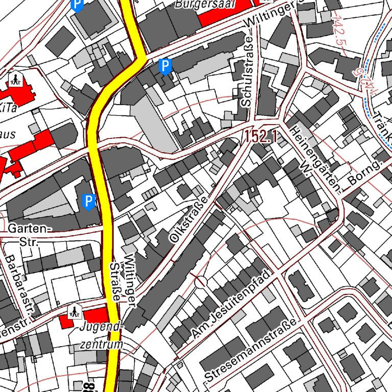 Konz 5 (1:5,000) Map by Landesamt fur Vermessung und ...