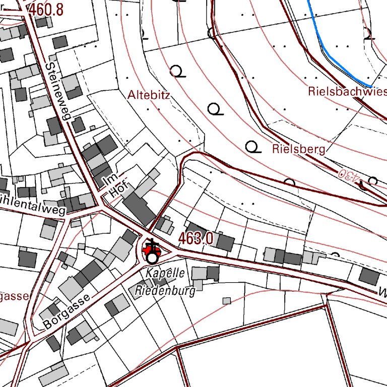 Morbach 24 (1:5,000) Map by Landesamt fur Vermessung und ...