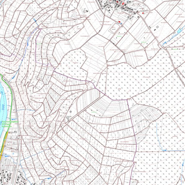 Konz 11 (1:5,000) Map by Landesamt fur Vermessung und ...
