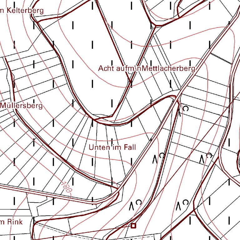 Konz 11 (1:5,000) Map by Landesamt fur Vermessung und ...