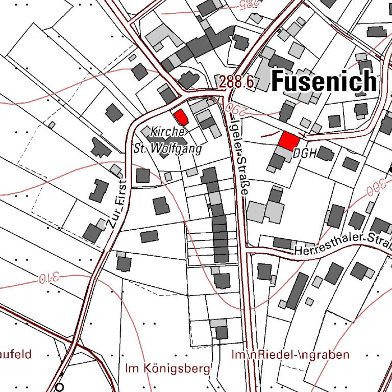 Igel 1 (1:5,000) Map by Landesamt fur Vermessung und ...