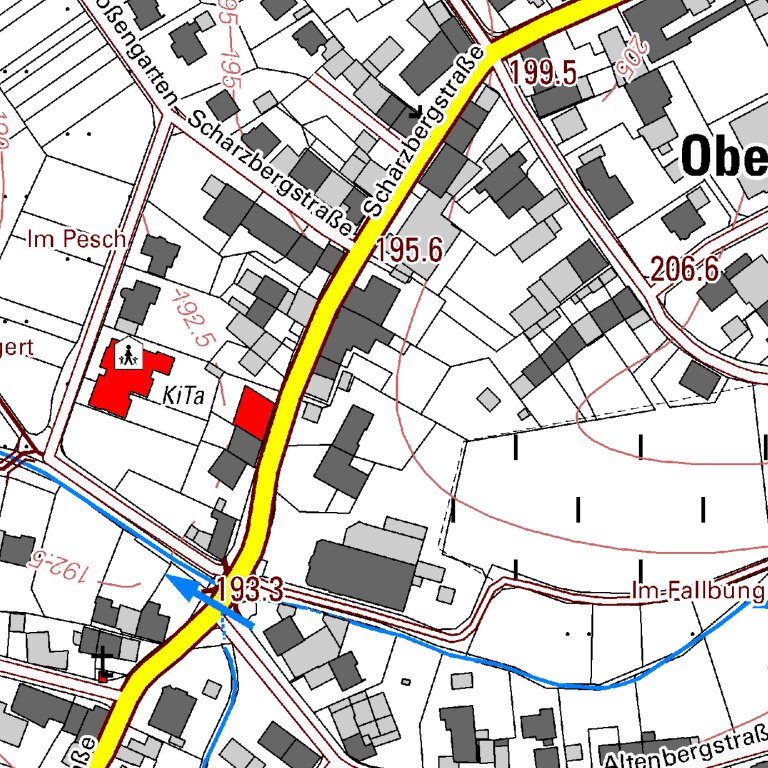 Konz 2 (1:5,000) Map by Landesamt fur Vermessung und ...