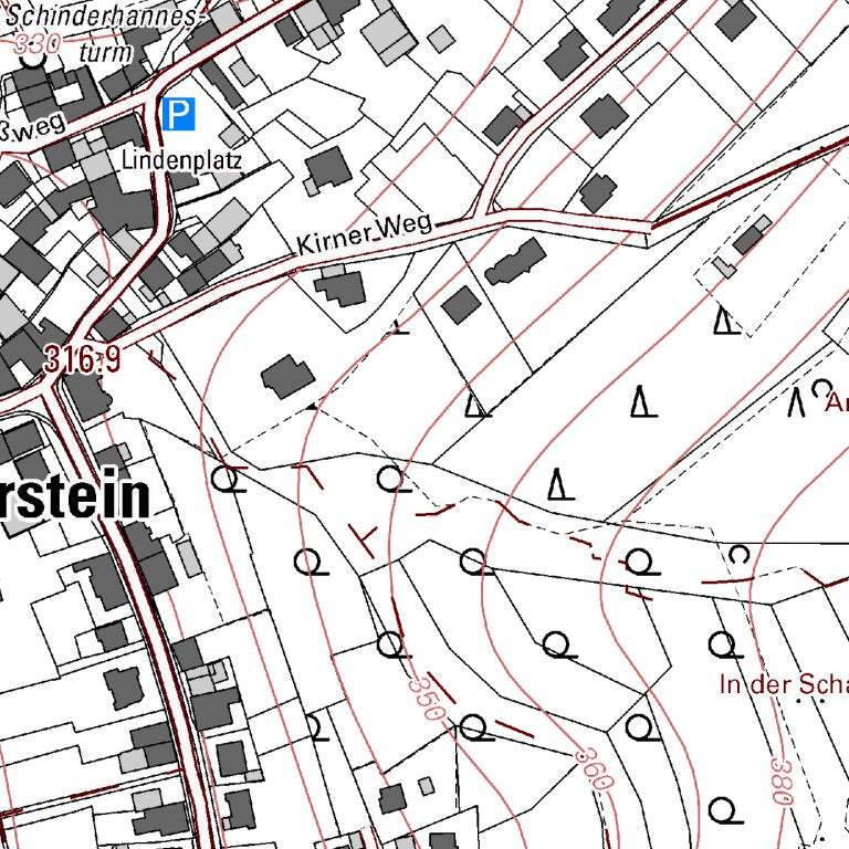 Herrstein (1:5,000) Map by Landesamt fur Vermessung und ...