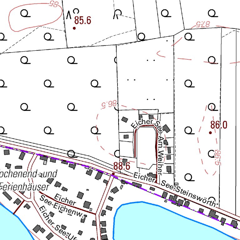 Hamm am Rhein 4 (1:5,000) Map by Landesamt fur Vermessung und ...