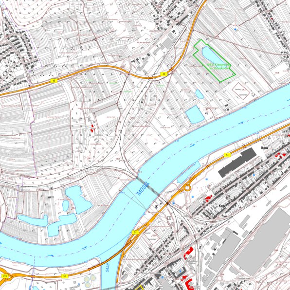 Trier 28 (1:5,000) Map by Landesamt fur Vermessung und ...