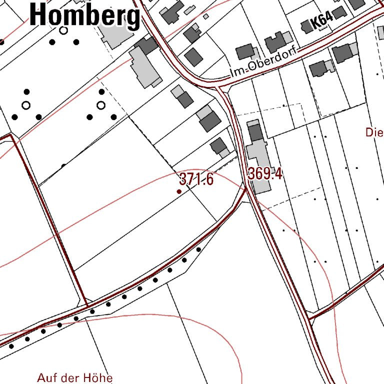 Homberg 3 (1:5,000) Map by Landesamt fur Vermessung und ...