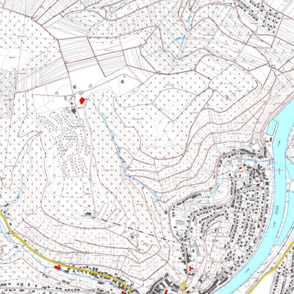 Saarburg 2 (1:5,000) Map by Landesamt fur Vermessung und ...
