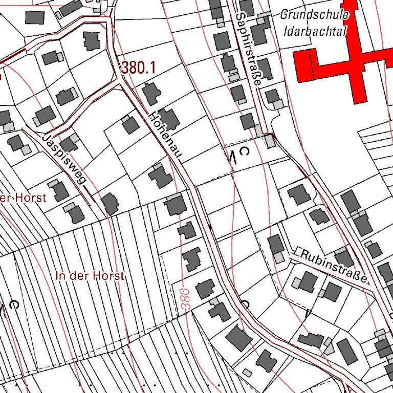 Idar-Oberstein 14 (1:5,000) Map by Landesamt fur Vermessung und ...