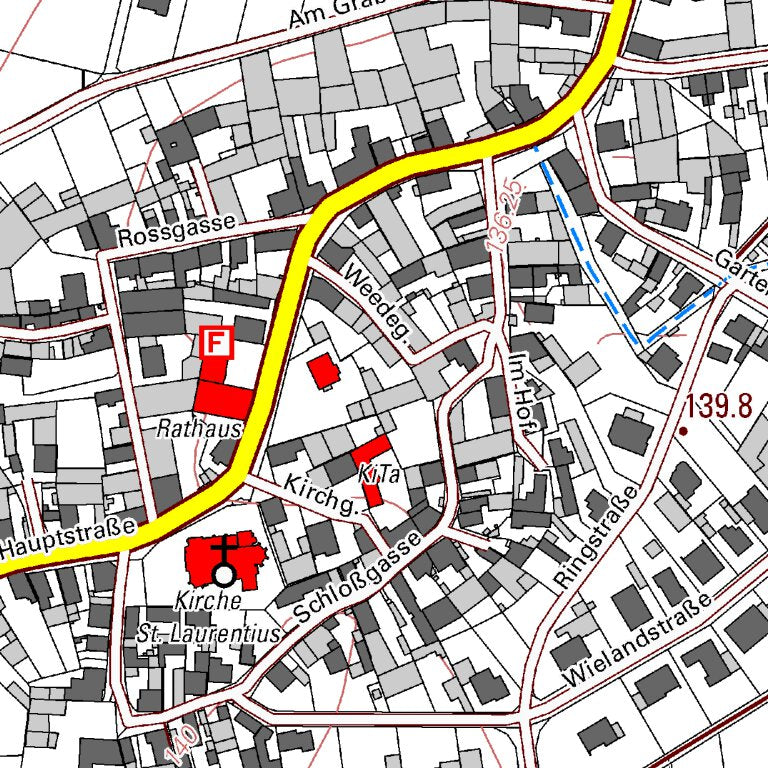 Gundheim (1:5,000) Map by Landesamt fur Vermessung und ...