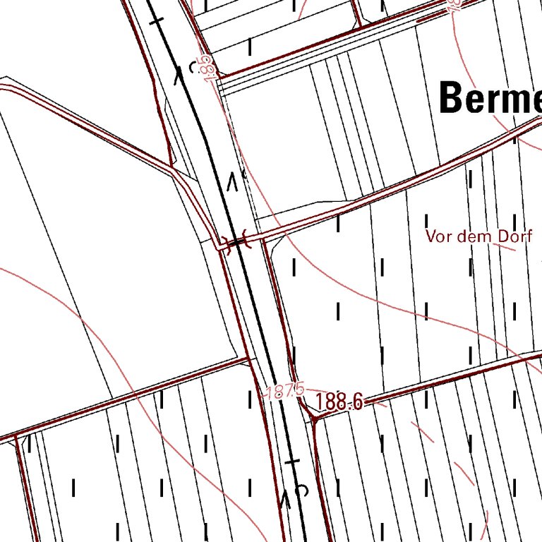 Bermersheim (1:5,000) Map by Landesamt fur Vermessung und ...