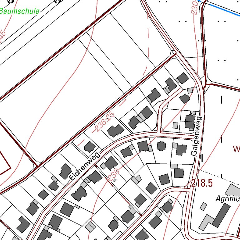 Konz 1 (1:5,000) Map by Landesamt fur Vermessung und ...