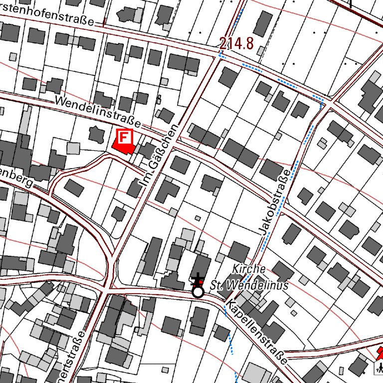 Konz 8 (1:5,000) Map by Landesamt fur Vermessung und ...