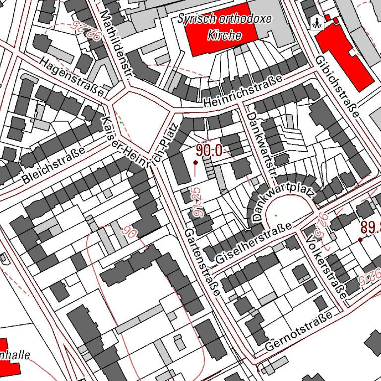 Worms 24 (1:5,000) Map by Landesamt fur Vermessung und ...