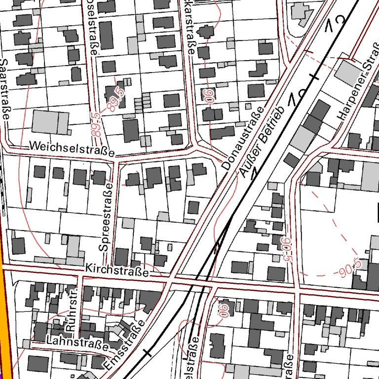 Worms 20 (1:5,000) Map by Landesamt fur Vermessung und ...