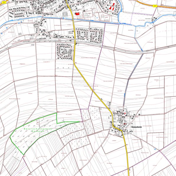 Immesheim (1:5,000) Map by Landesamt fur Vermessung und ...