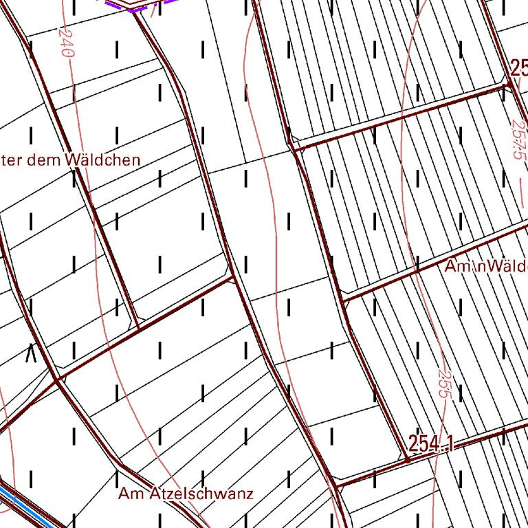 Ober-Flörsheim 3 (1:5,000) Map by Landesamt fur Vermessung und ...