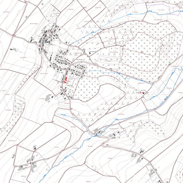 Fisch (1:5,000) Map by Landesamt fur Vermessung und ...