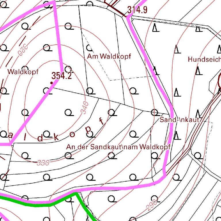 Baumholder 6 (1:5,000) Map by Landesamt fur Vermessung und ...