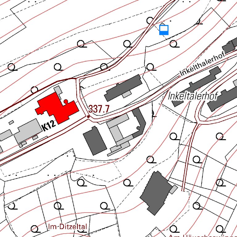 Katzenbach (1:5,000) Map by Landesamt fur Vermessung und ...