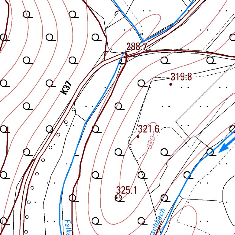 Falkenstein 2 (1:5,000) Map by Landesamt fur Vermessung und ...