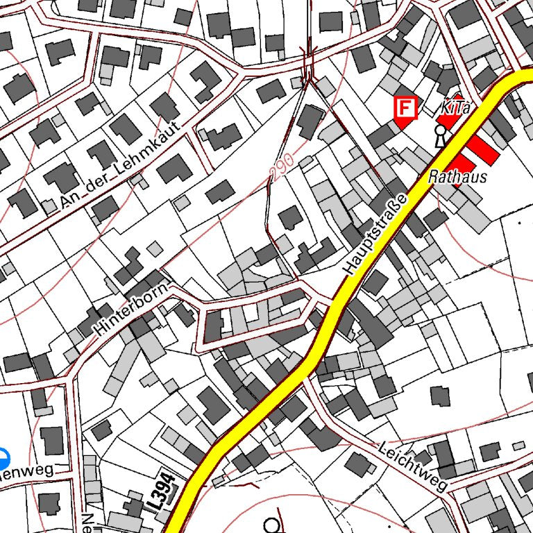 Sippersfeld 1 (1:5,000) Map by Landesamt fur Vermessung und ...