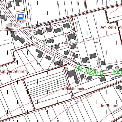 Monsheim 4 (1:5,000) Map by Landesamt fur Vermessung und ...