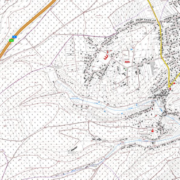 Carlsberg 1 (1:5,000) Map by Landesamt fur Vermessung und ...