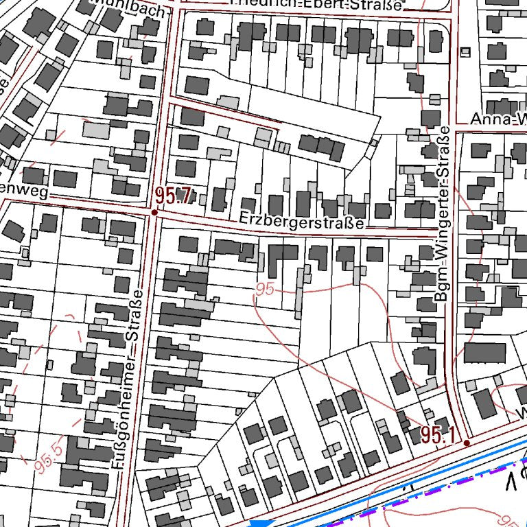 Maxdorf 2 (1:5,000) Map by Landesamt fur Vermessung und ...