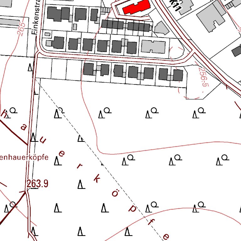 Rodenbach 4 (1:5,000) Map by Landesamt fur Vermessung und ...