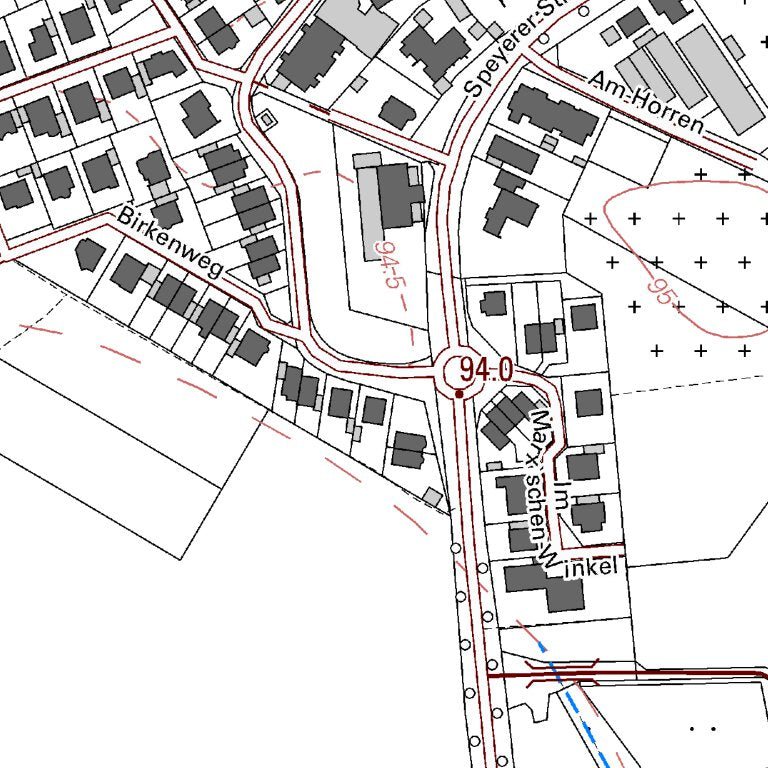 Altrip 1 (1:5,000) Map by Landesamt fur Vermessung und ...
