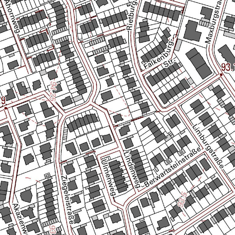 Altrip 1 (1:5,000) Map by Landesamt fur Vermessung und ...