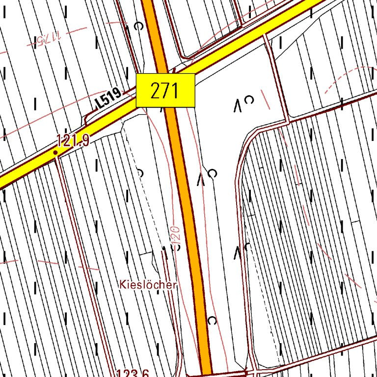Meckenheim 3 (1:5,000) Map by Landesamt fur Vermessung und ...