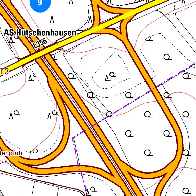 Ramstein-Miesenbach 5 (1:5,000) Map by Landesamt fur Vermessung und ...